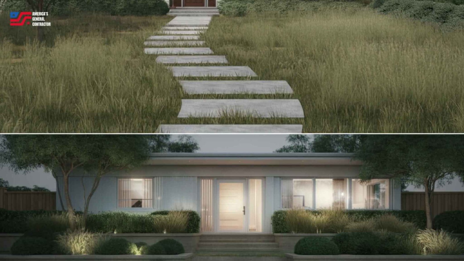 10 Stunning Before and After 1960s Ranch House Exterior Remodel ...